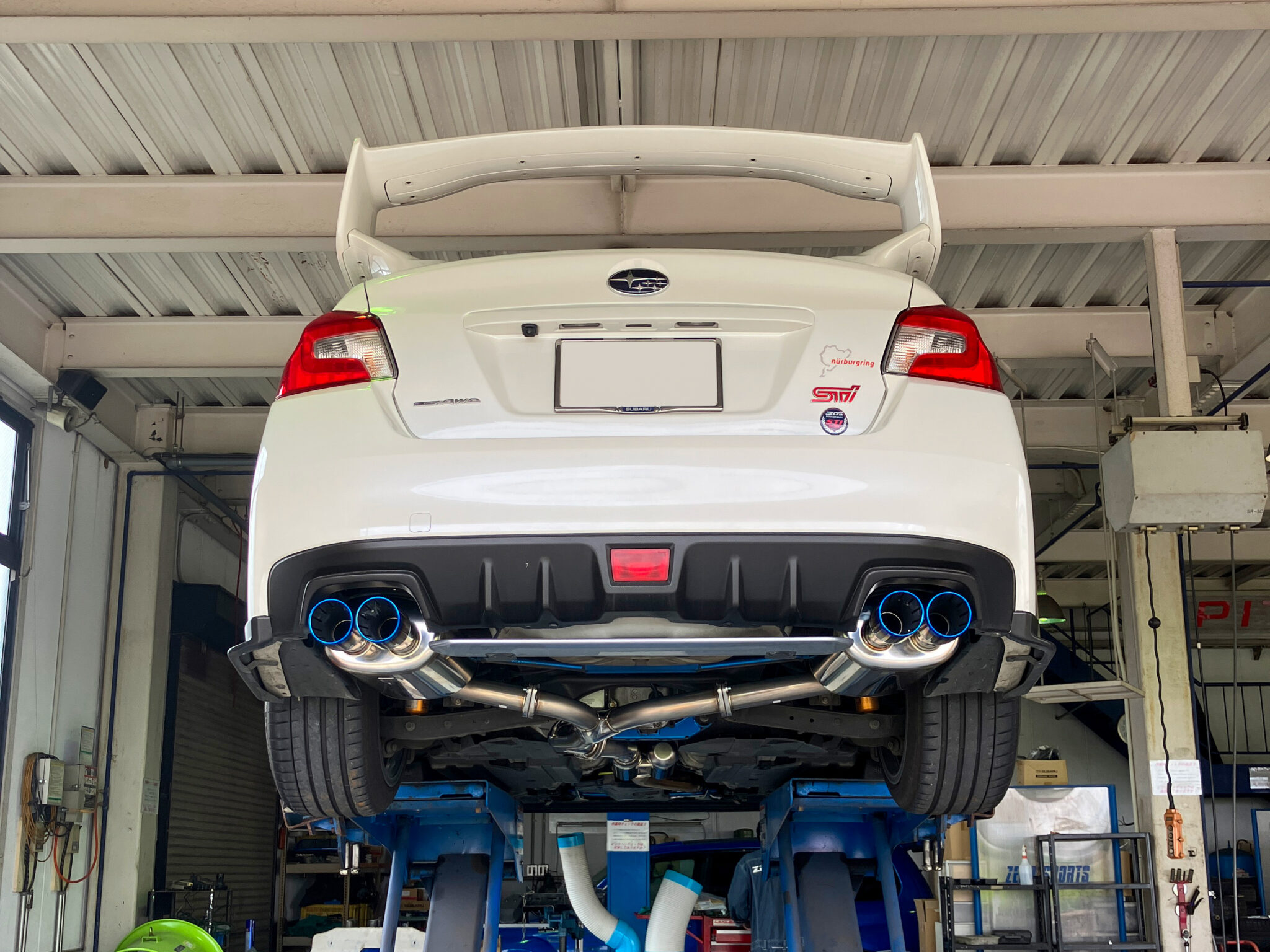 WRX STI VAB HKS スーパーターボマフラー交換 - ZEROMAX